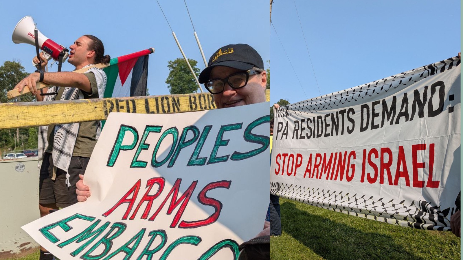Genocide Dynamics: Pennsylvanians Protest at General Dynamics Facility ...